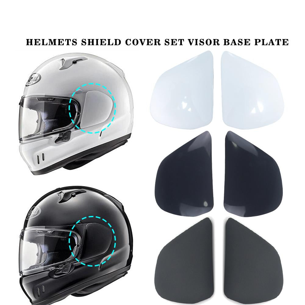 Motorcycle Helmets Shield Cover Set Visor Base Plate Helmet Accessorie ...