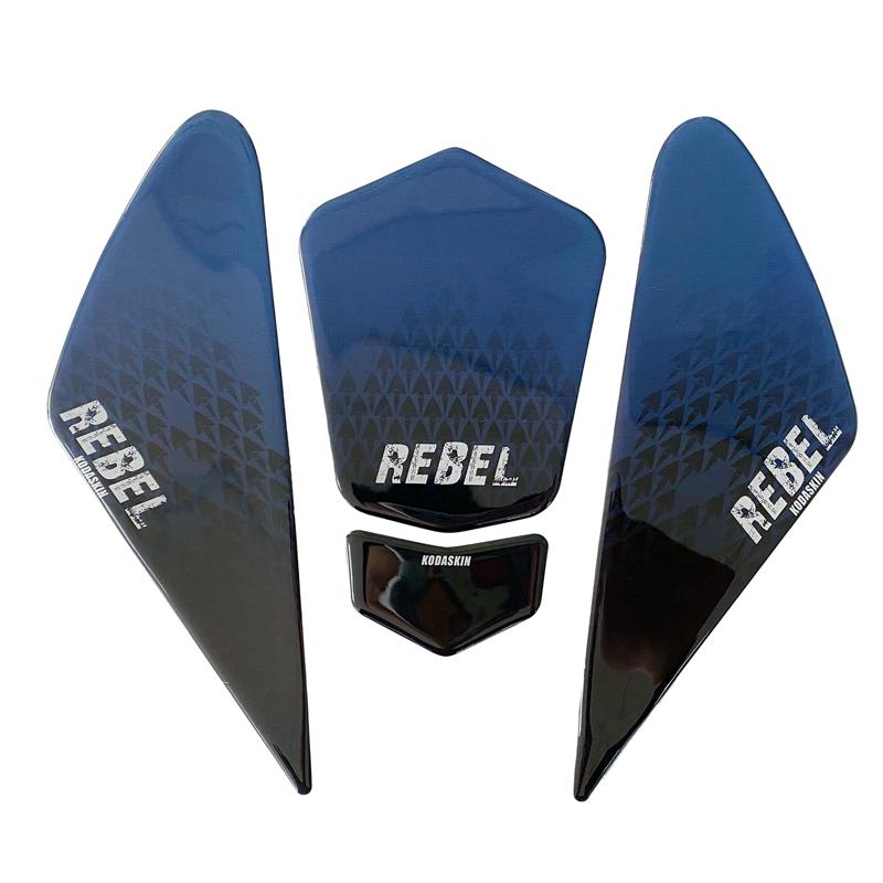 Motorcycle 3D Printing Tank pad Body Scratch Sticker Side Decoration D ...